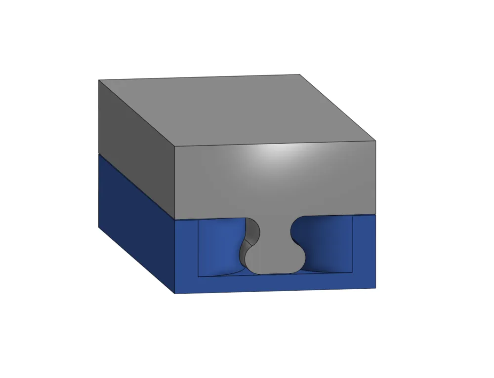 Linear Guide Rail Connector Dovetail Joint - Free 3D Print Model ...