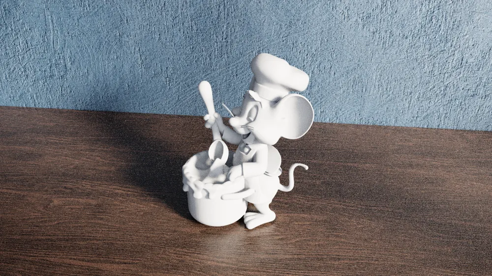 Chef Jerry the Mouse - Free 3D Print Model - MakerWorld