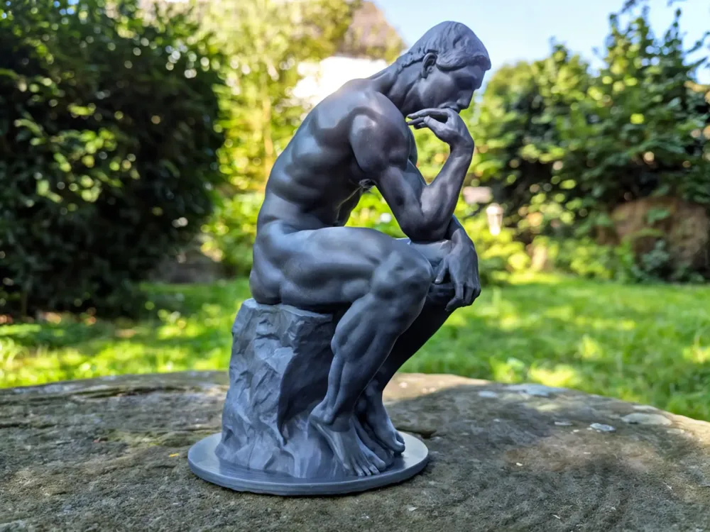 Der Denker (The Thinker) - Free 3D Print Model - MakerWorld