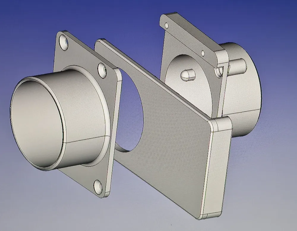 Absperrschieber für Absaugung HT50 Blastgate by Schello - MakerWorld