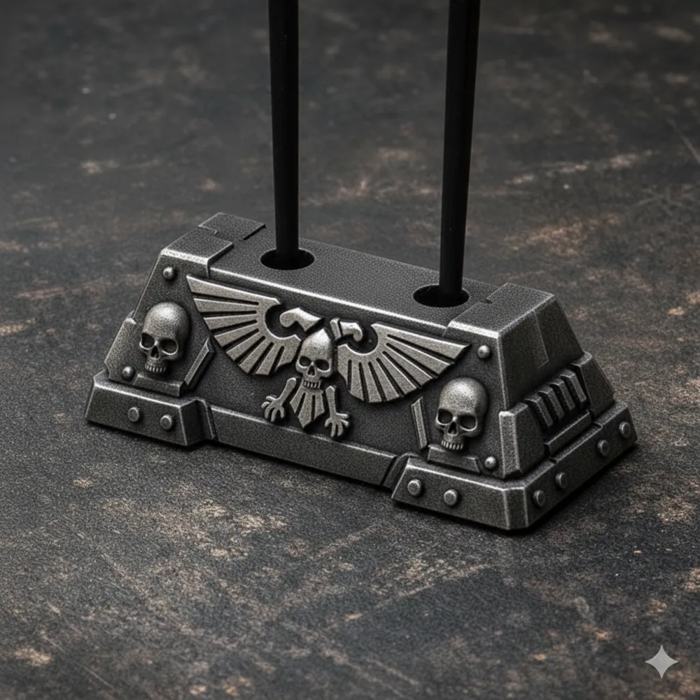 Warhammer 40k Grimdark Chopstick Holder Eagle Style - Free 3D Print ...