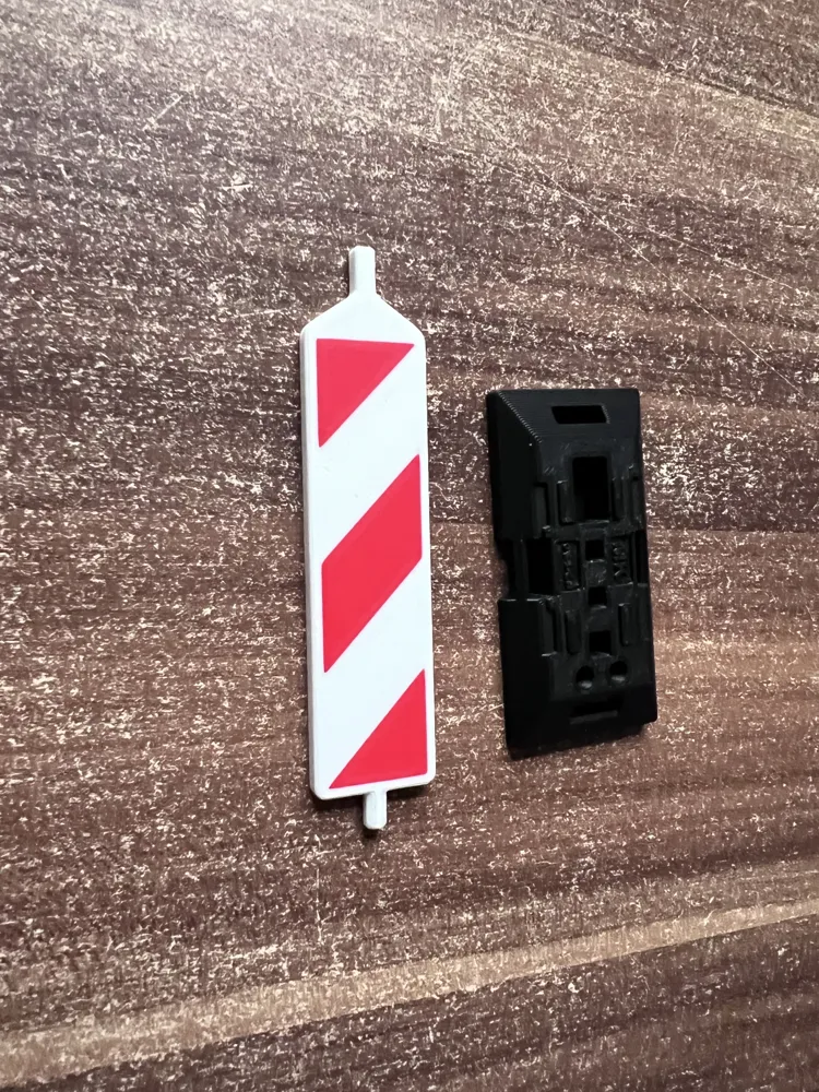 Delineator Warning Barrier Warning Sign 1/14 Scale Model - Free 3D ...