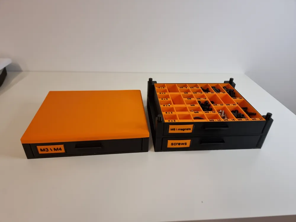 "Pandastic" - stackable drawer system Remixed by Lasqa. - MakerWorld