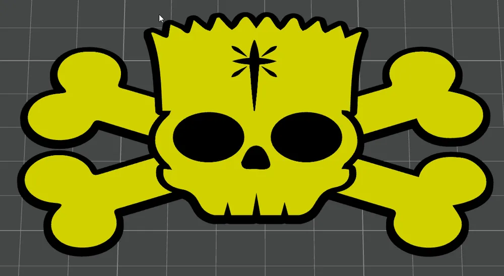 Bart Simpson Skull - AMS READY by Ben_PrintModz - MakerWorld
