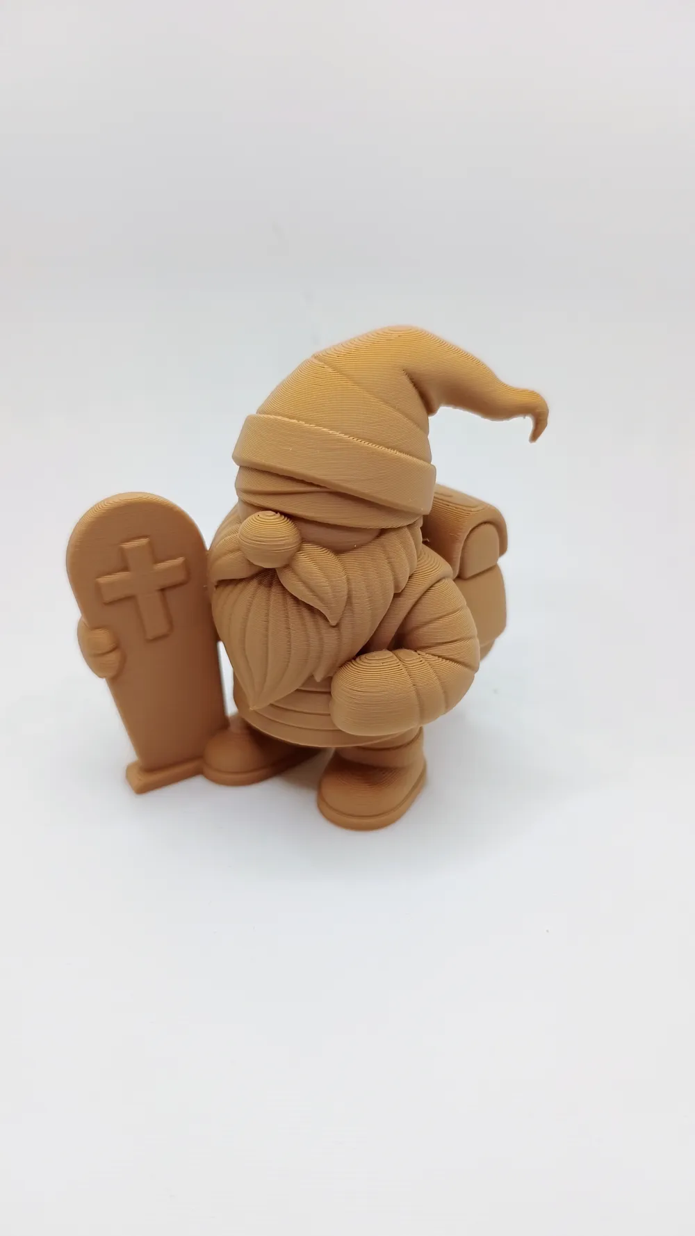 Graveyard Guardian Gnome of Silent Paths - Free 3D Print Model - MakerWorld