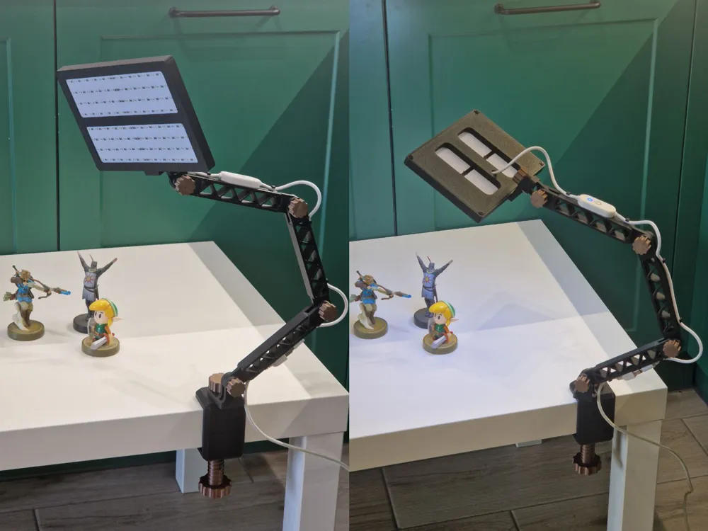 KC009 Kit Articulated Mini Studio Photo Light by Hodzinets MakerWorld: Download Free 3D Models