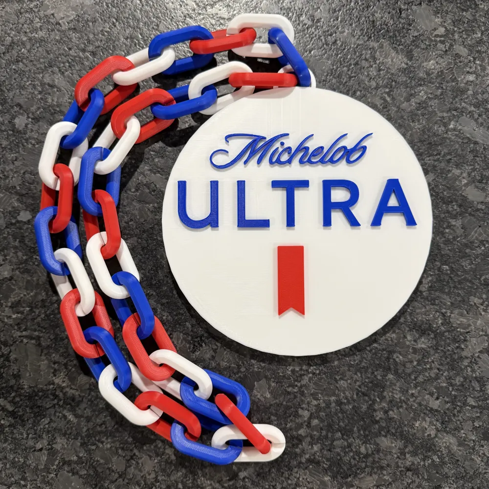 Michelob Ultra Turnover Chain by HYP3D Turnover Chains MakerWorld: Download Free 3D Models