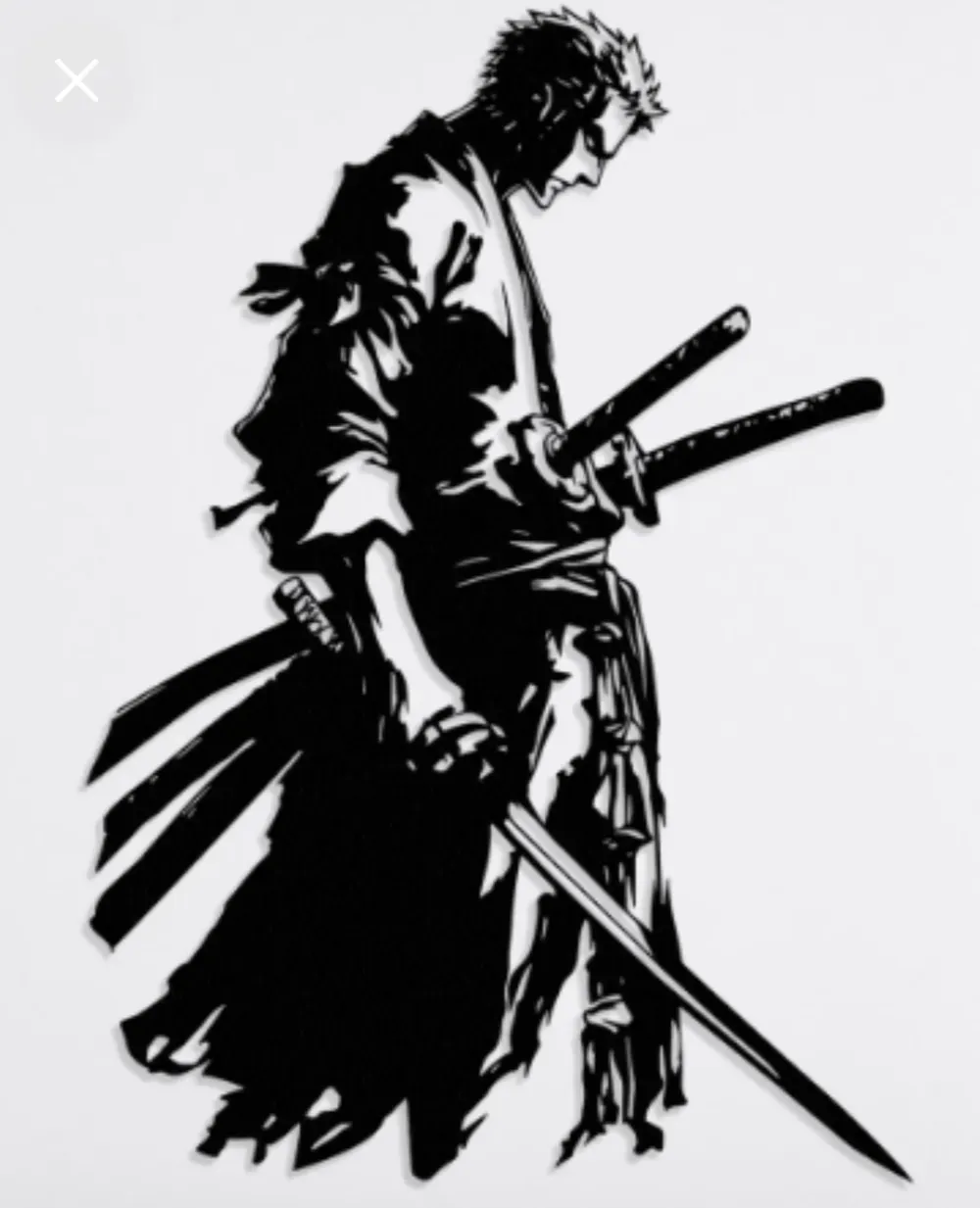 One Piece Roronoa Zoro 2d wall art home decor by TheWallArtGuy ...