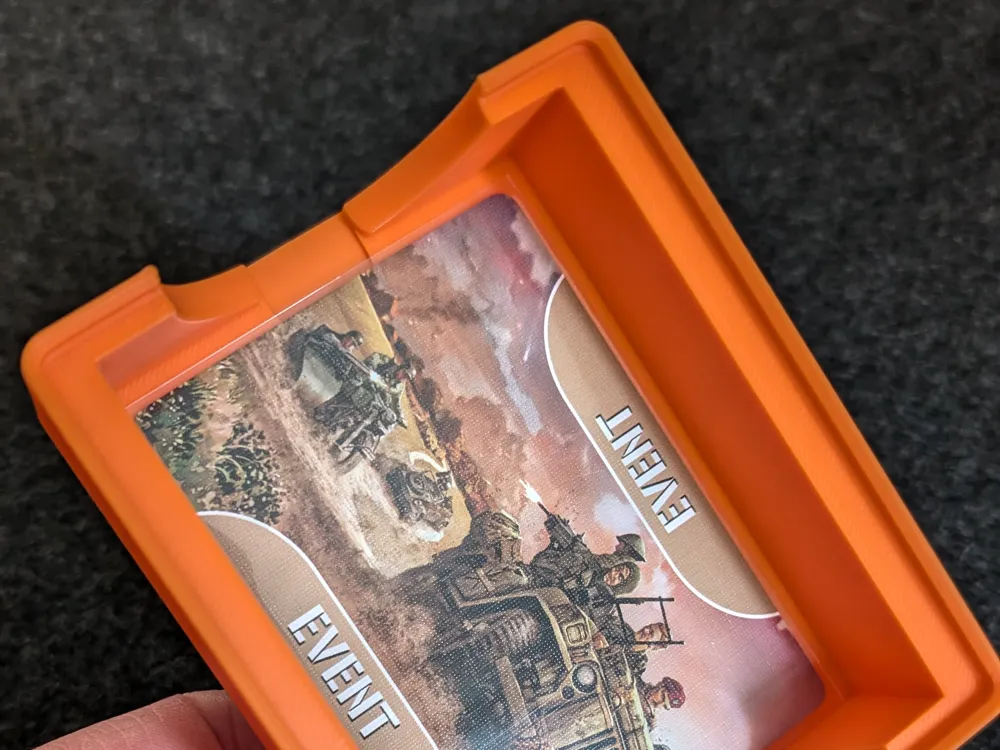 Gridfinity Sleeved Card Deck Holder / Tray Remixed by craftygeek ...