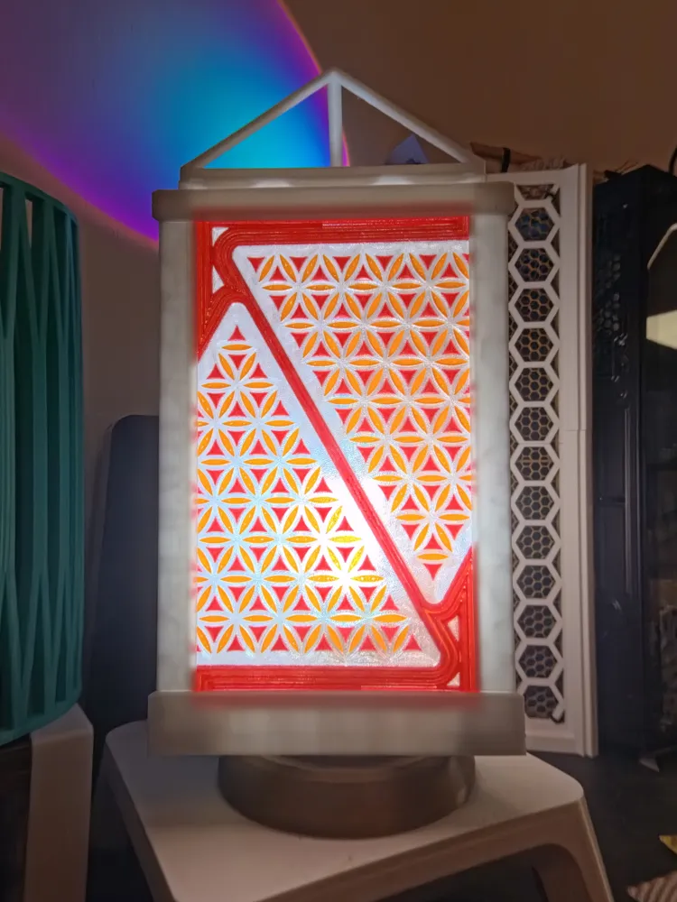 Triangle pattern for Triangle lamp) - Free 3D Print Model - MakerWorld