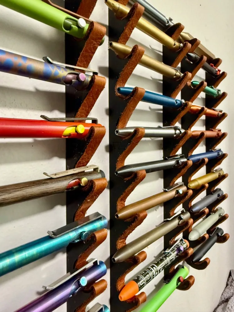 Wall mount pen display - Free 3D Print Model - MakerWorld