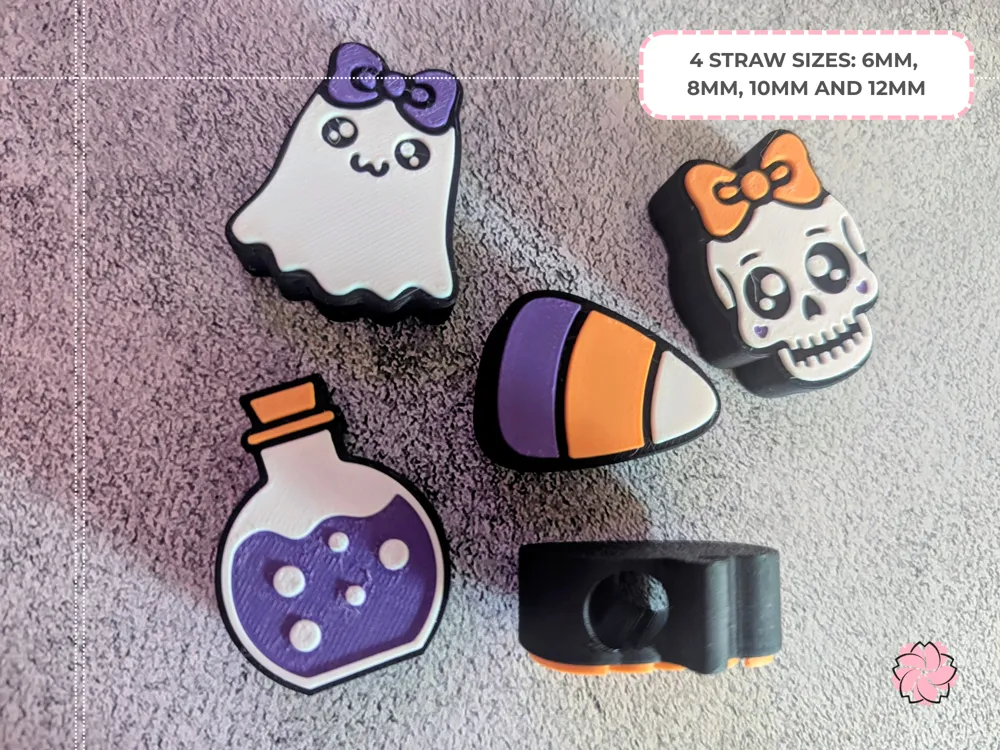 Halloween Clicker and Strawtopper Set by Plushie MakerWorld: Download ...