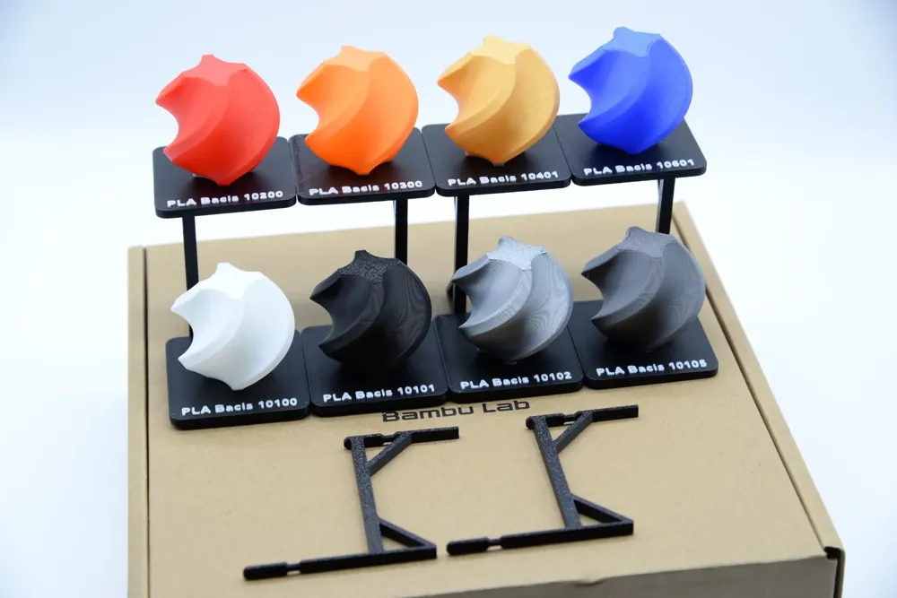 Bambu Filament Display Spiral Orb by zysparta - MakerWorld