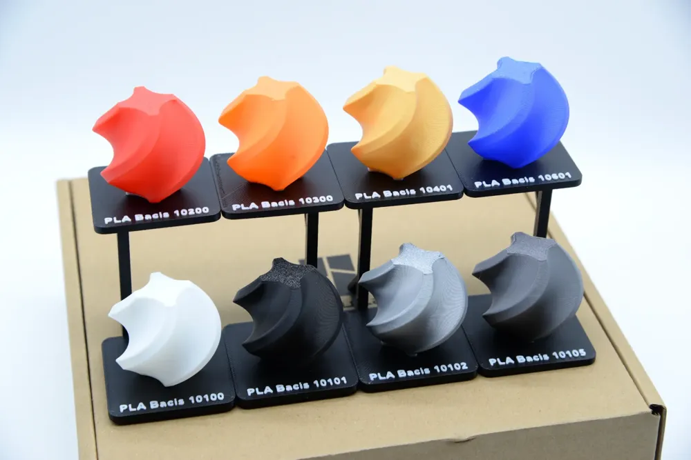 Bambu Filament Display Spiral Orb by zysparta - MakerWorld