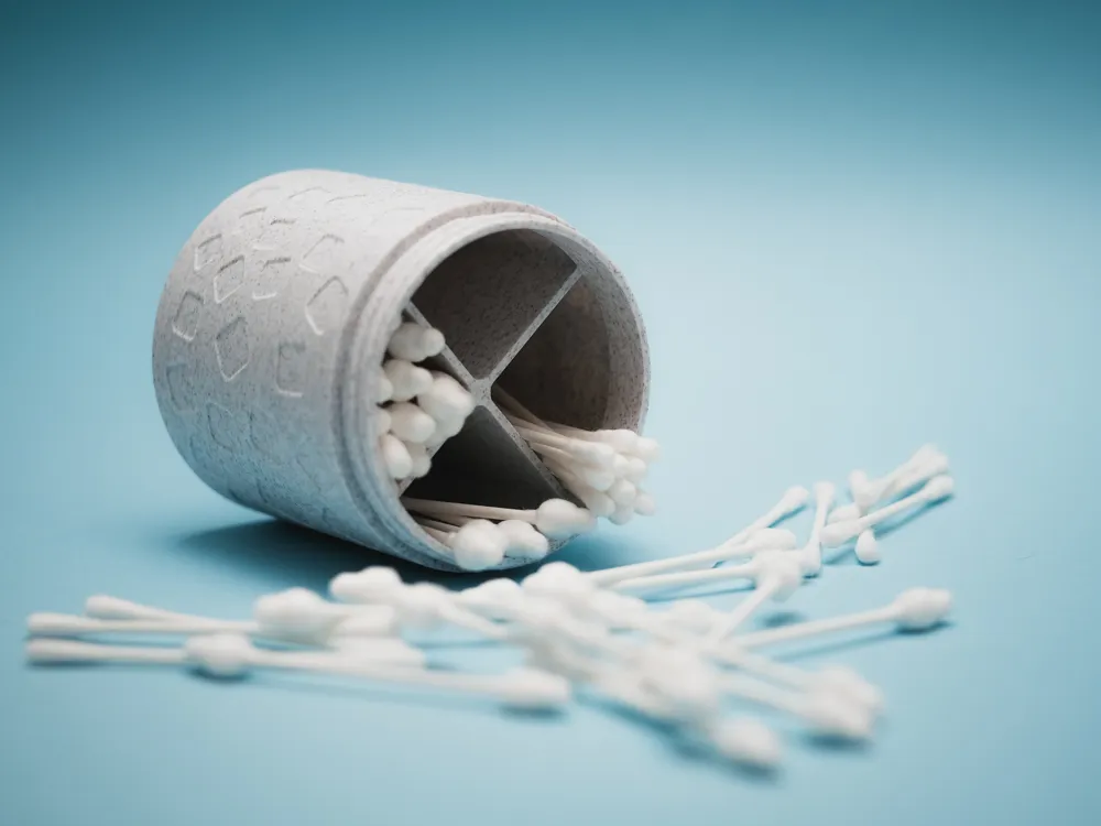 Q-Tip Container by KL Worx MakerWorld: Download Free 3D Models