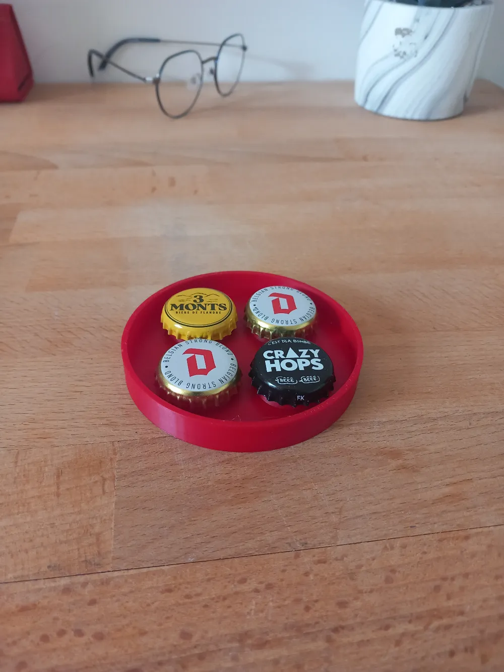 Recycled Beer Cap Coaster – Eco-Friendly Drink by M360 - MakerWorld