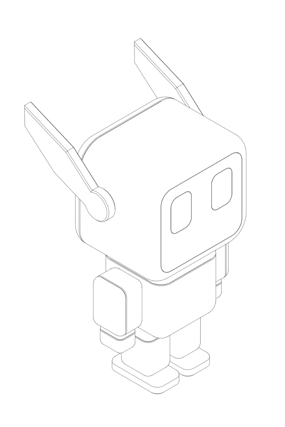 CUTE BOT MECHA by DR3D Maker - MakerWorld