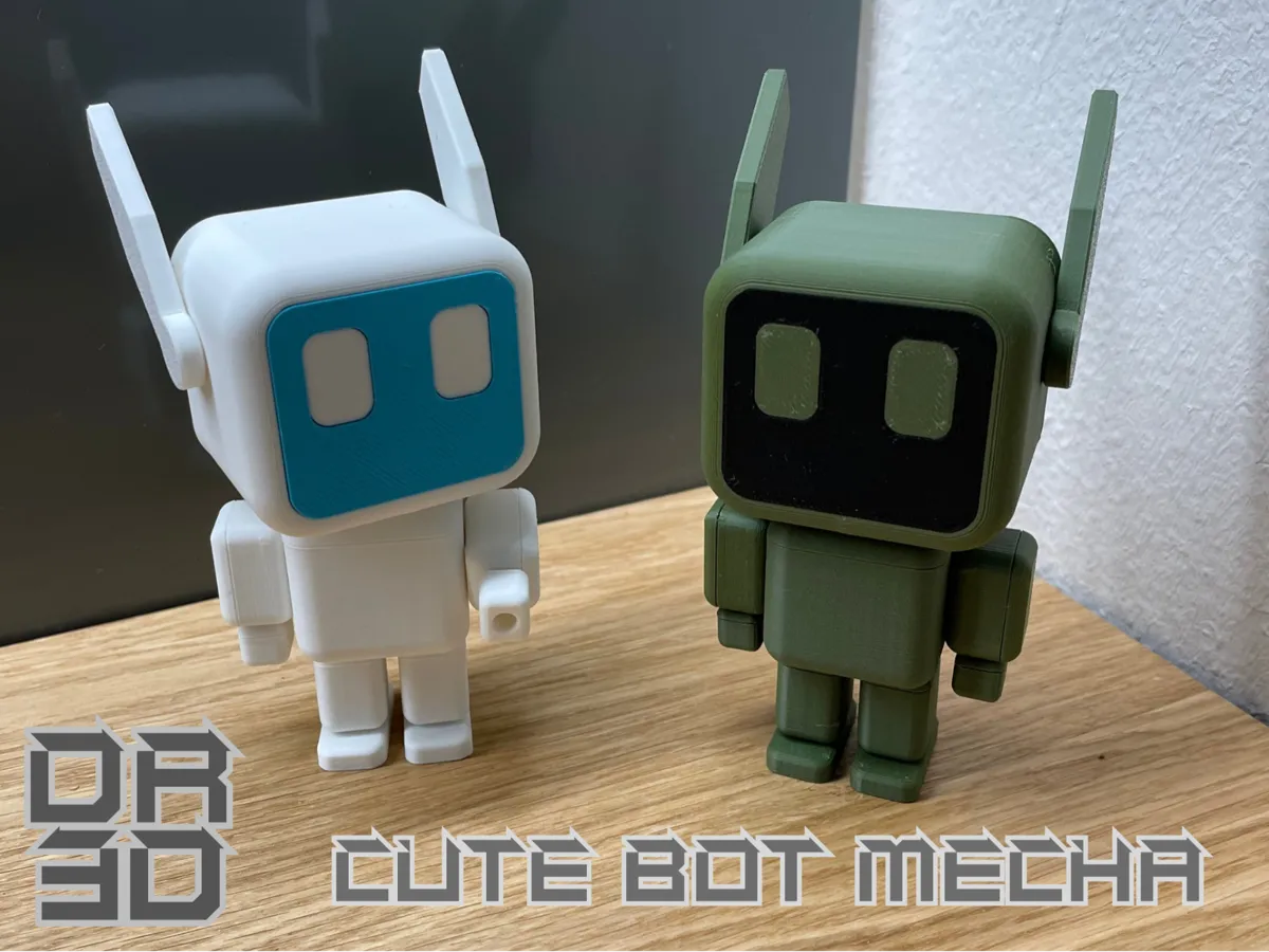 CUTE BOT MECHA by DR3D Maker MakerWorld: Download Free 3D Models