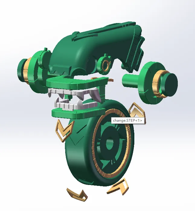 塞尔达左纳乌科技小轮Zelda Zonai Technology Small Wheel 来自 Skylar Xu - MakerWorld