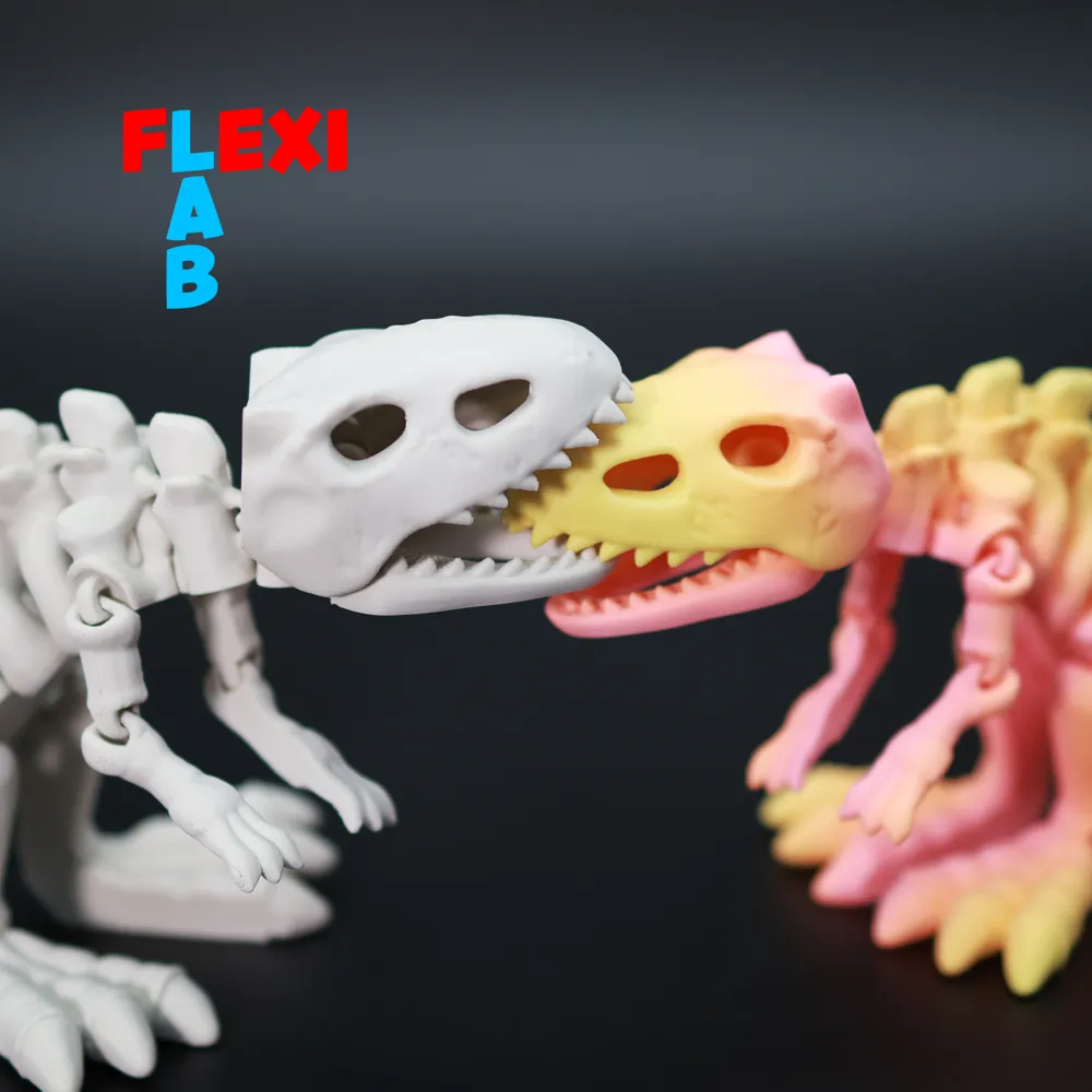 플렉시 공룡 해골 인도미누스 렉스 공룡 by FlexiLAB MakerWorld: 무료 3D 모델 다운로드