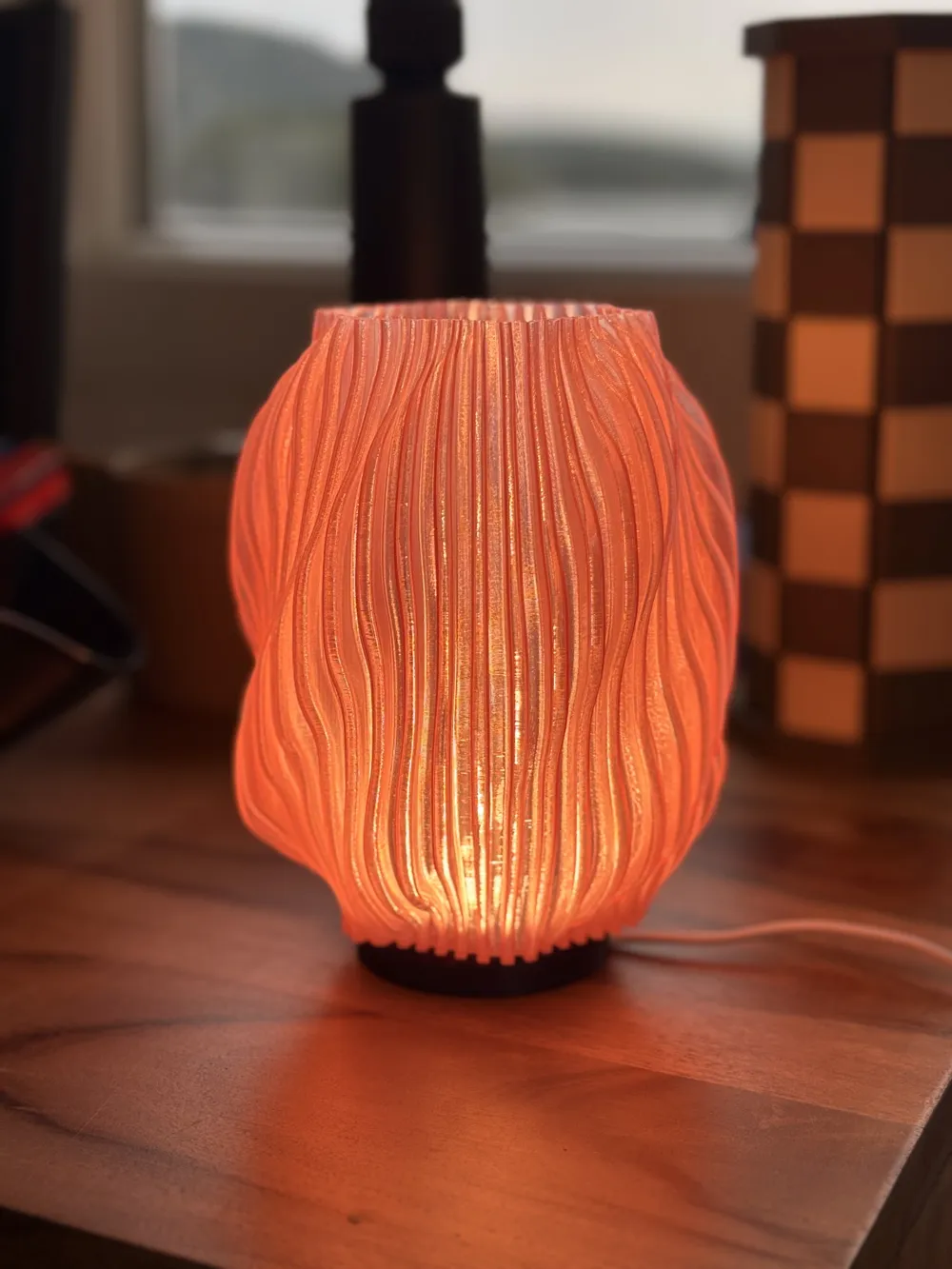 Spiral Glow Led Lamp (Bambulab LED Kit compatible) - Free 3D Print ...