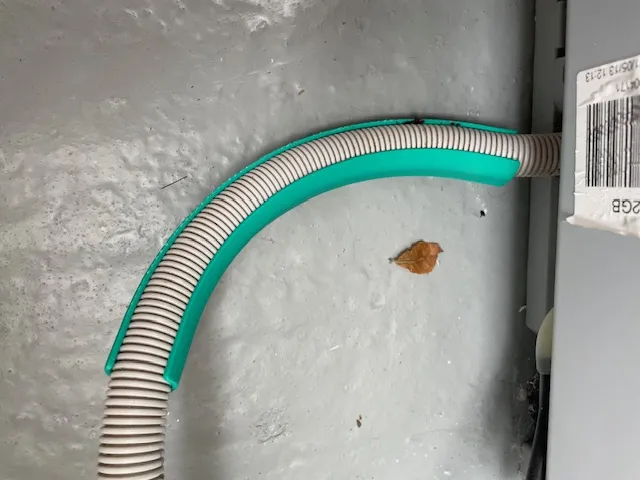HOSE CURVE GUIDE FOR DISHWASHER OR WASHING MACHINE - Free 3D Print ...