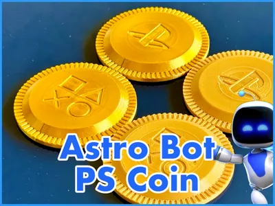 Astro Bot PlayStation Coin by ChadMikeInnis - MakerWorld