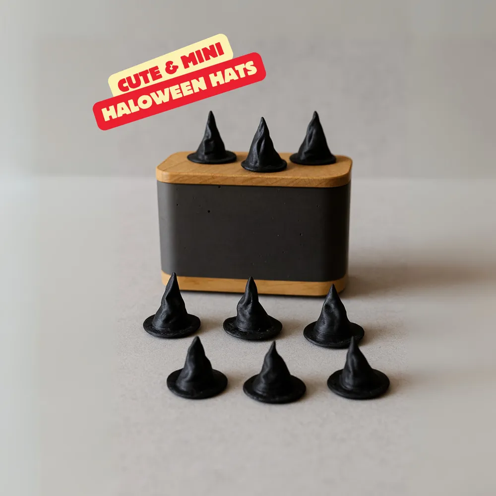 CUTE & MINI HALLOWEEN HATS / WITCH HATS by Sektor 7 Studios MakerWorld ...