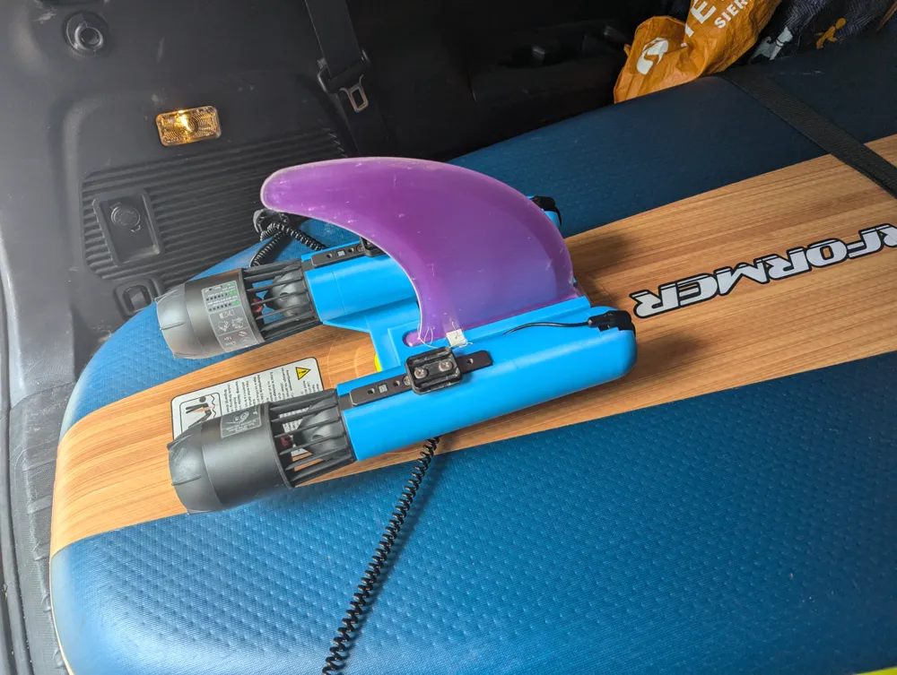 Dual Subnado Paddleboard Fin Mount Remixed by Mahamana MakerWorld ...