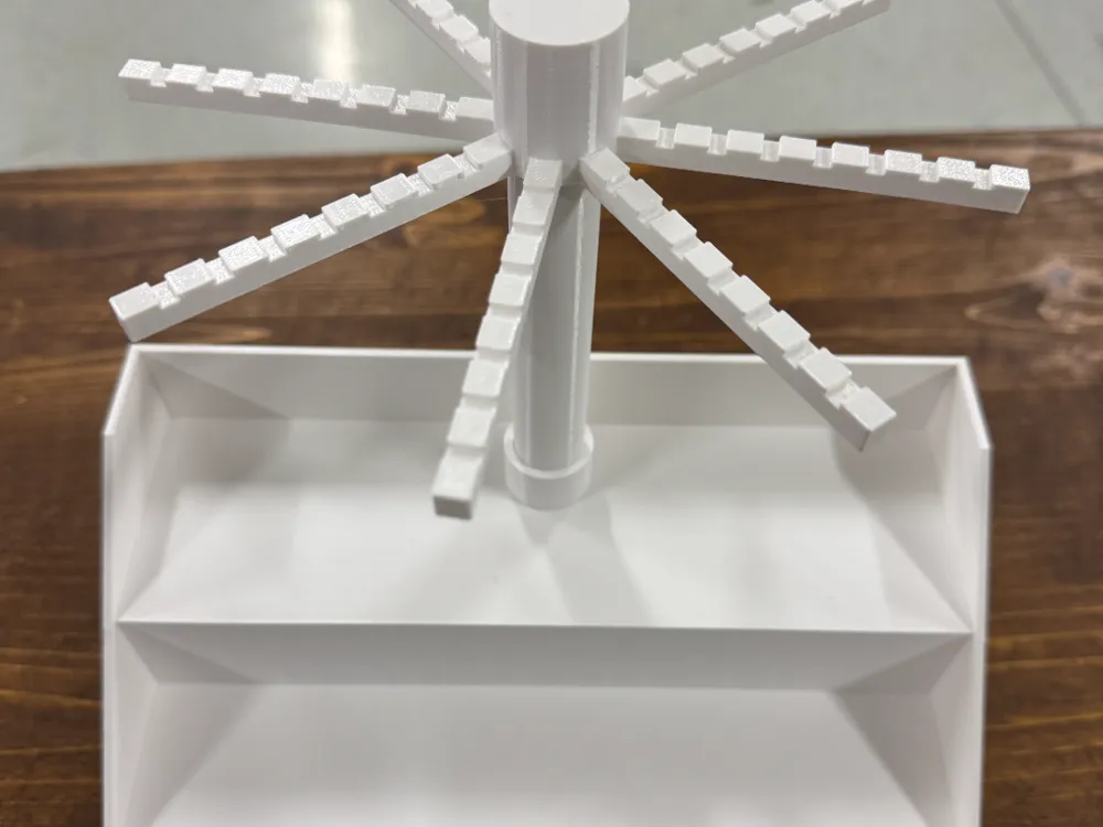 Multi Level Display Stand with Keychain Holder by MaximumOverdrive ...