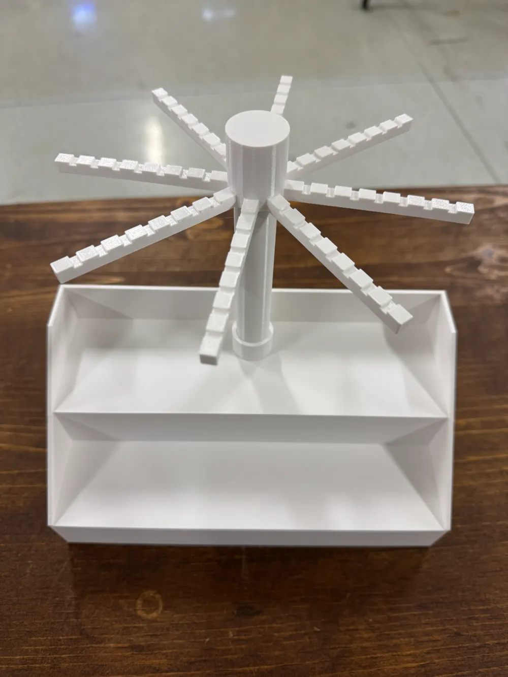 Multi Level Display Stand with Keychain Holder by MaximumOverdrive ...