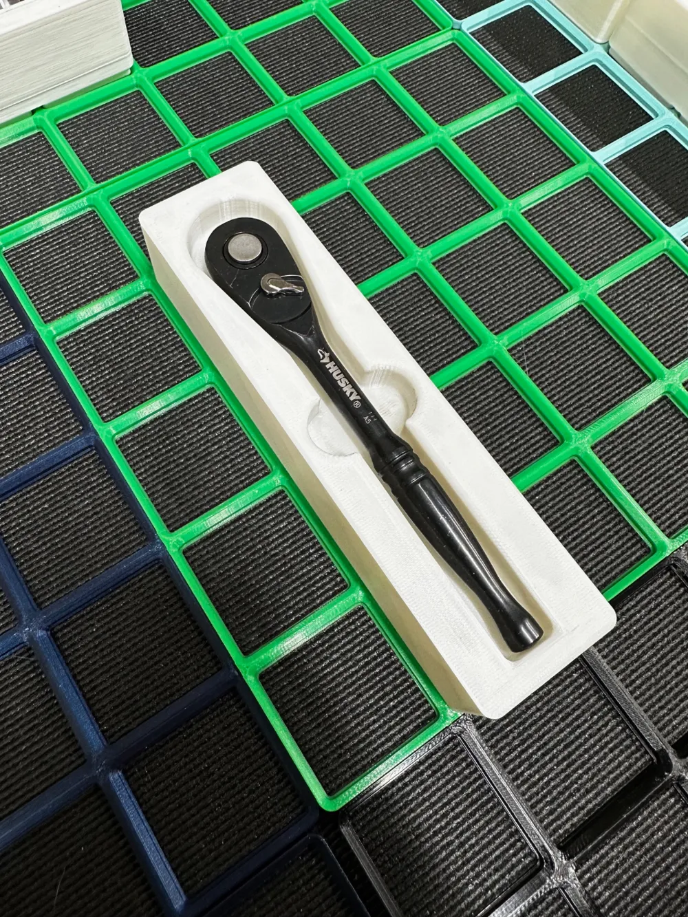 Husky 1/4" Drive Ratchet Gridfinity by Tyler Juul - MakerWorld