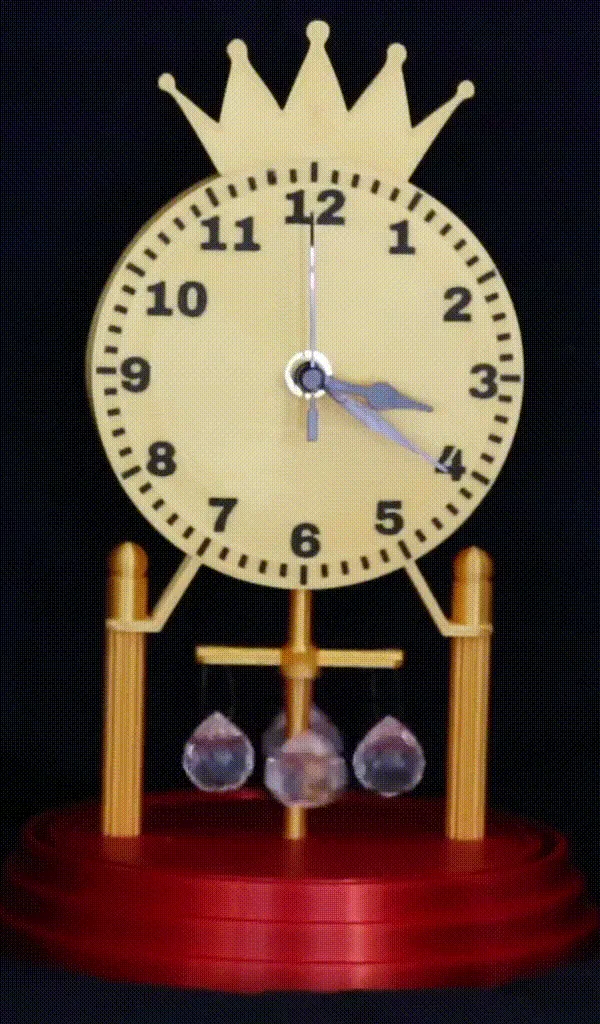 Spinning Anniversary Clock using Kit 011, TT Motor - Free 3D Print ...