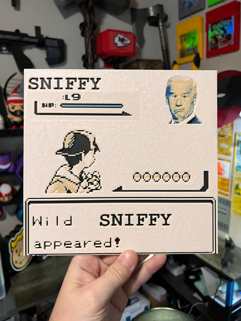 Joe Biden "Sniffy" Pokemon Hueforge by Codyinbody3 - MakerWorld
