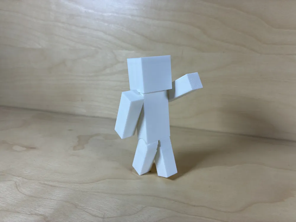 Minecraft Figure Articulated - Free 3D Print Model - MakerWorld
