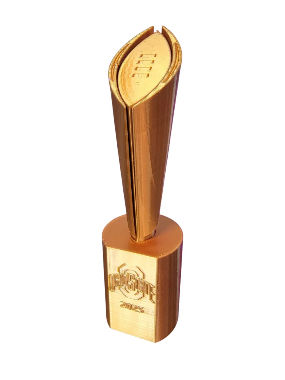 Ohio State Buckeyes Trophy - 2025 CFP Championship Remixed by Click ...