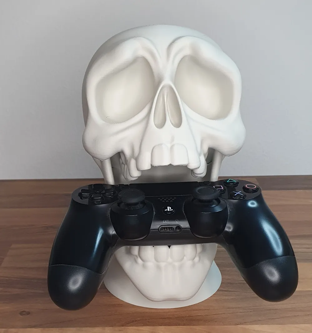Skull Controller & Headset Holder by Sasch_Print3d MakerWorld: Download ...
