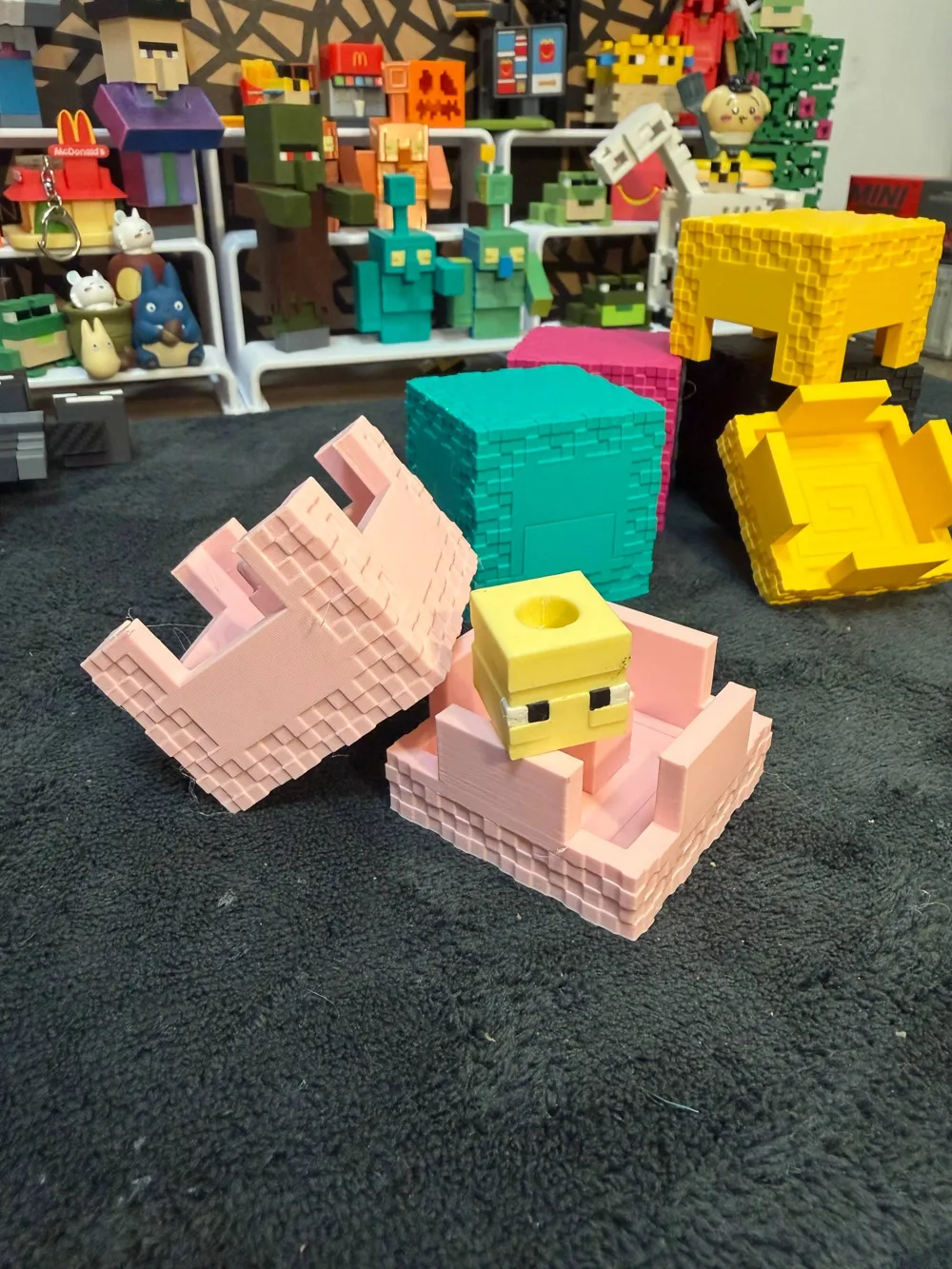 Minecraft Shulker NO AMS EASY TO PRINT - Free 3D Print Model - MakerWorld