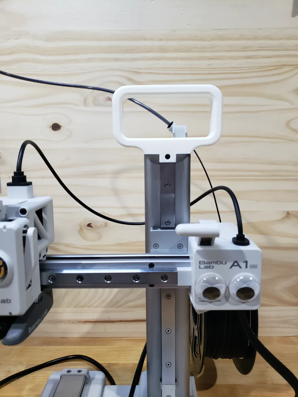 A1 Mini handle with PTFE tube connector Remixed by Yaup - MakerWorld