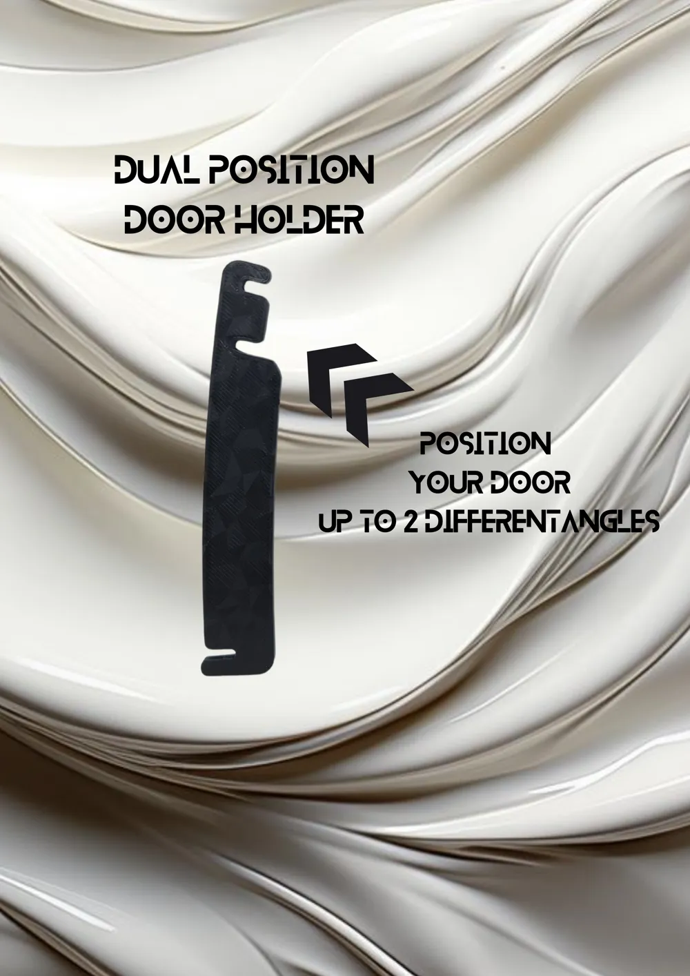 Multi position door holder - Free 3D Print Model - MakerWorld