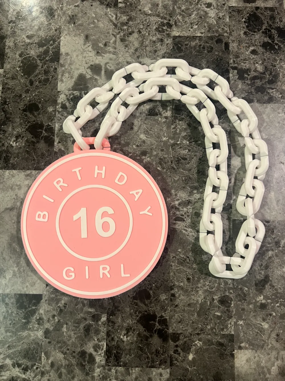 Birthday Girl Chain by ClintonGid MakerWorld: Download Free 3D Models