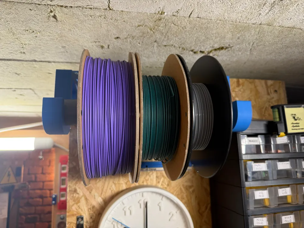 Wall-Mounted Spool Holder by mxllner MakerWorld: Download Free 3D Models