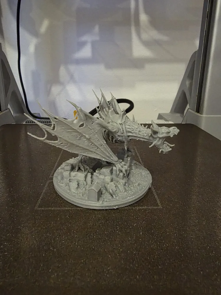 Undead Bone Dragon – Dread Lich Dragon - Free 3D Print Model - MakerWorld