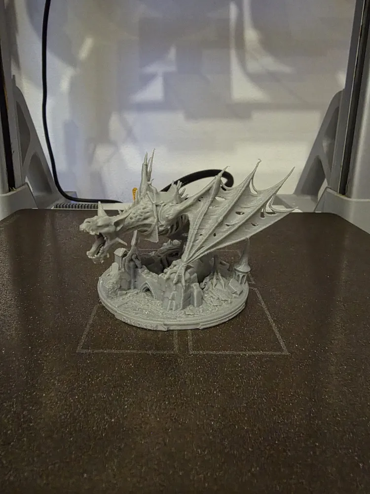 Undead Bone Dragon – Dread Lich Dragon - Free 3D Print Model - MakerWorld