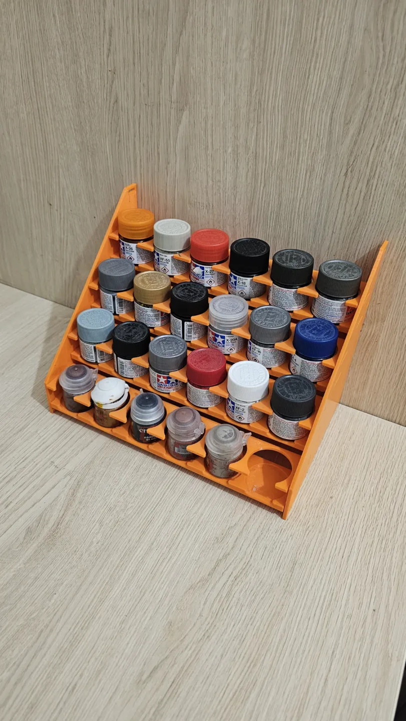 Tamiya and Citadel paints holder by Kelt_69 MakerWorld: Download Free ...