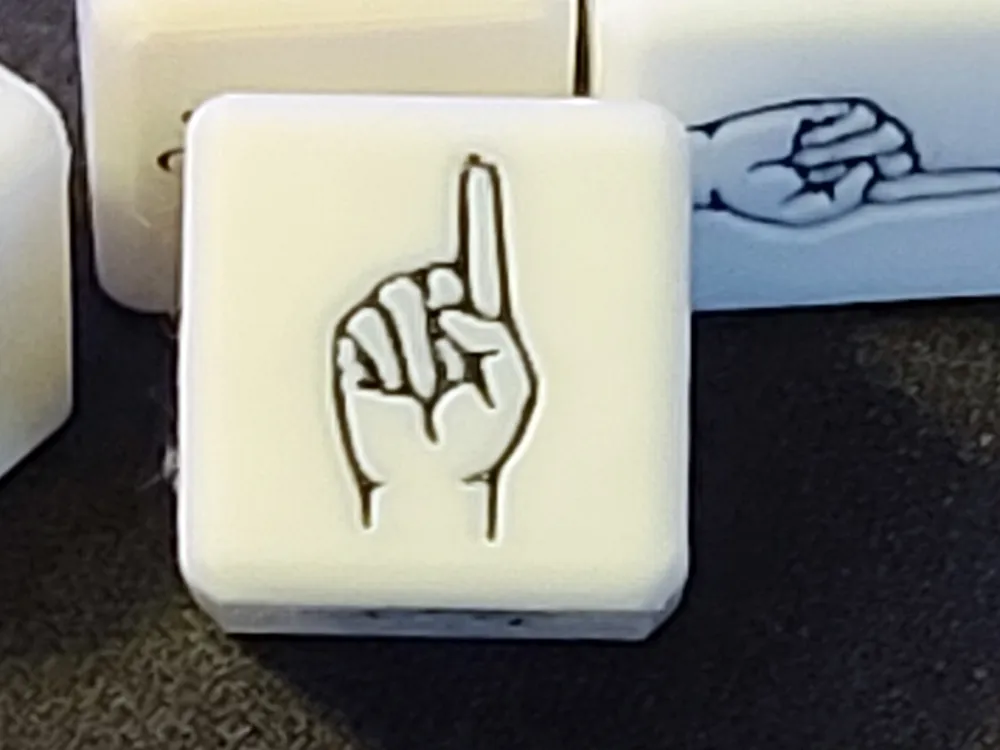 American Sign Language Dice (ASL Dice) by Marvin Herbold MakerWorld ...