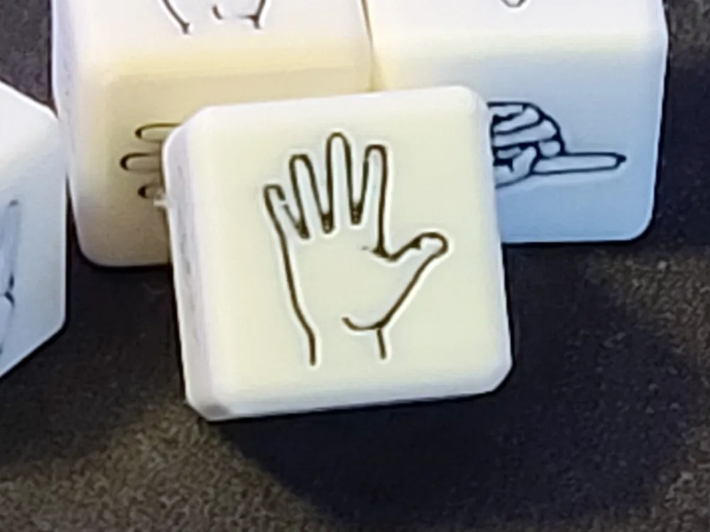 American Sign Language Dice (ASL Dice) by Marvin Herbold MakerWorld ...
