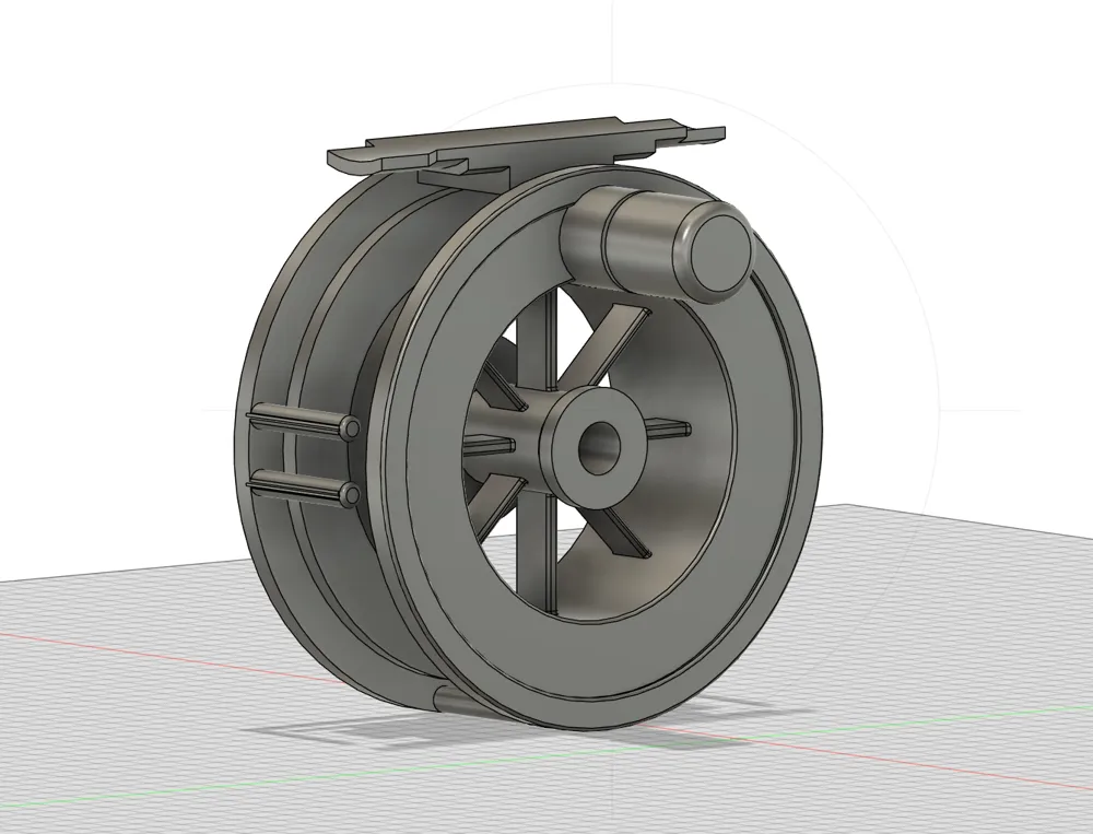 Fly Fishing Reel - 100% 3D Printed - Free 3D Print Model - MakerWorld