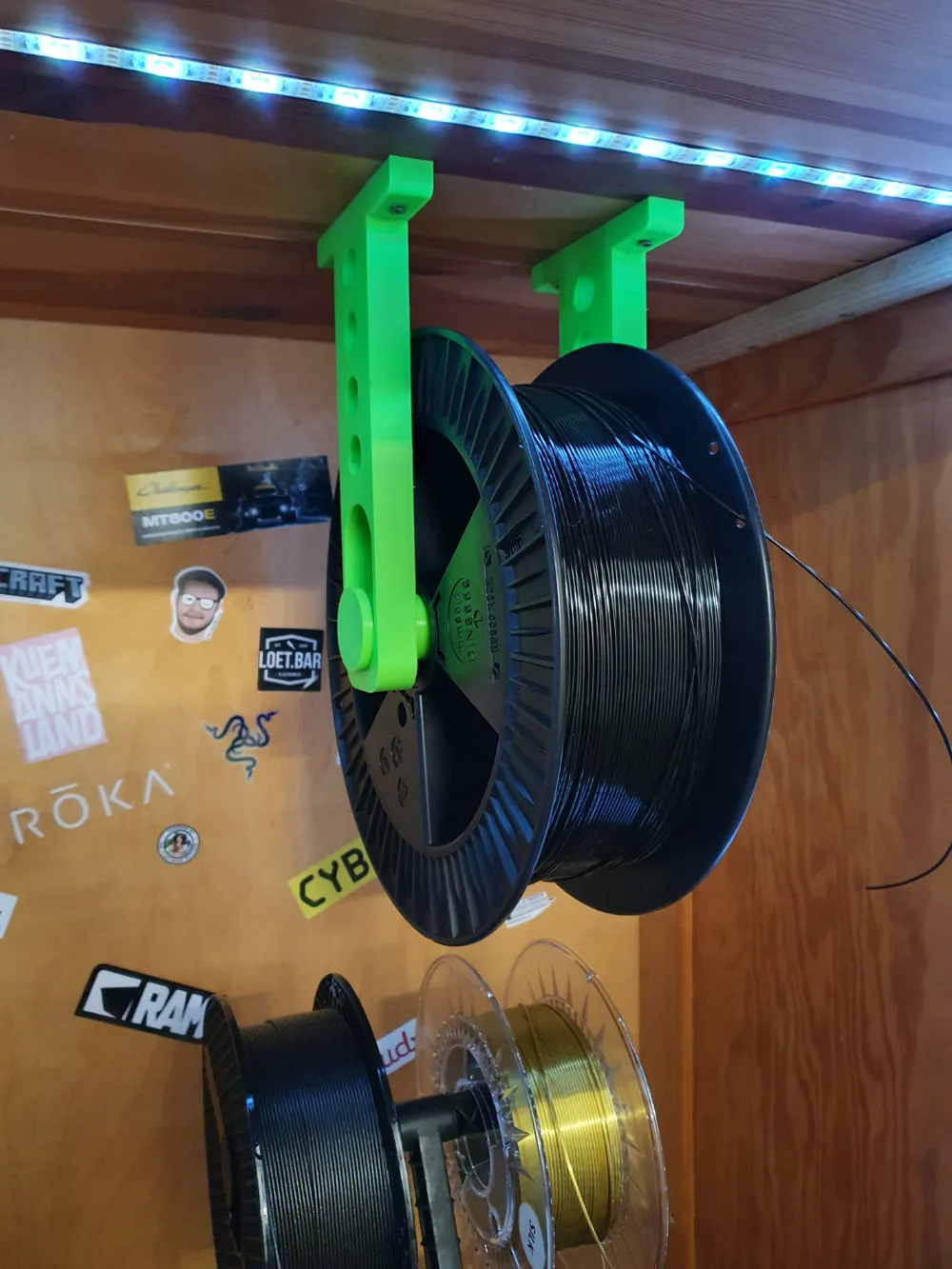 The ULTIMATIVE big Spool Holder 2.5kg or more by 3dcheck - MakerWorld