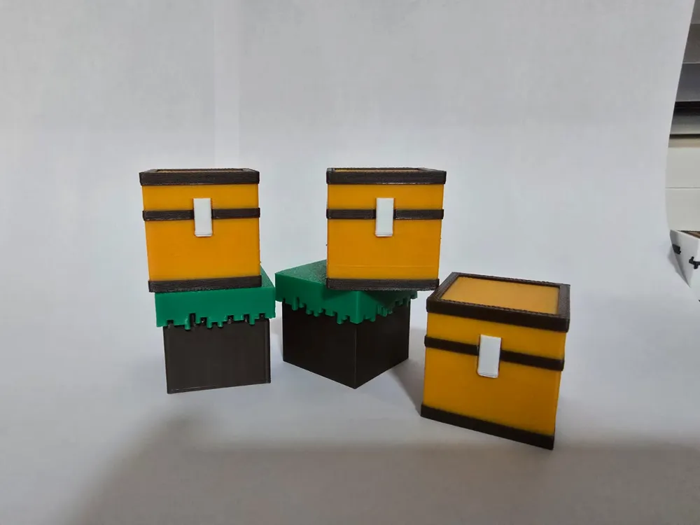 Minecraft Chest block toy by 3DBURI - MakerWorld